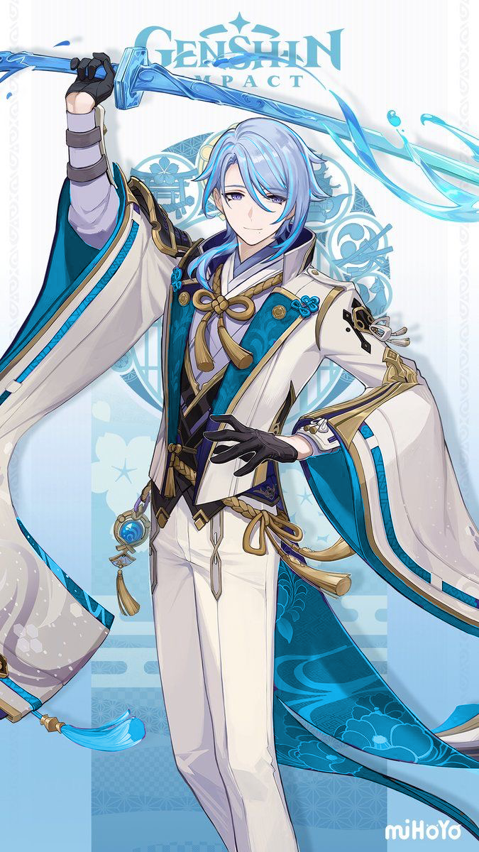 pt. 37, changing characters colors based on their element/vision! ayato ...