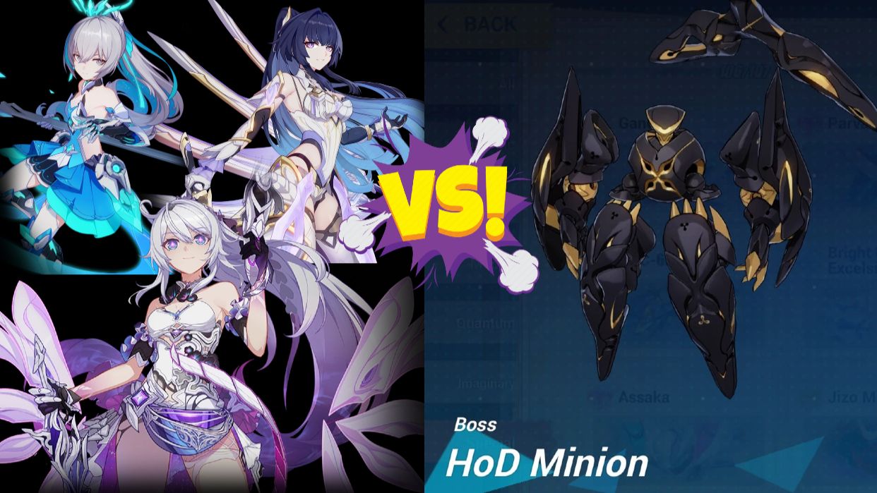 [Honkai Impact 3] HoD IMG Boss EX ABYSS RED LOTUS, HoFinality (S) HoOrigin (S0) HoTruth (S ...