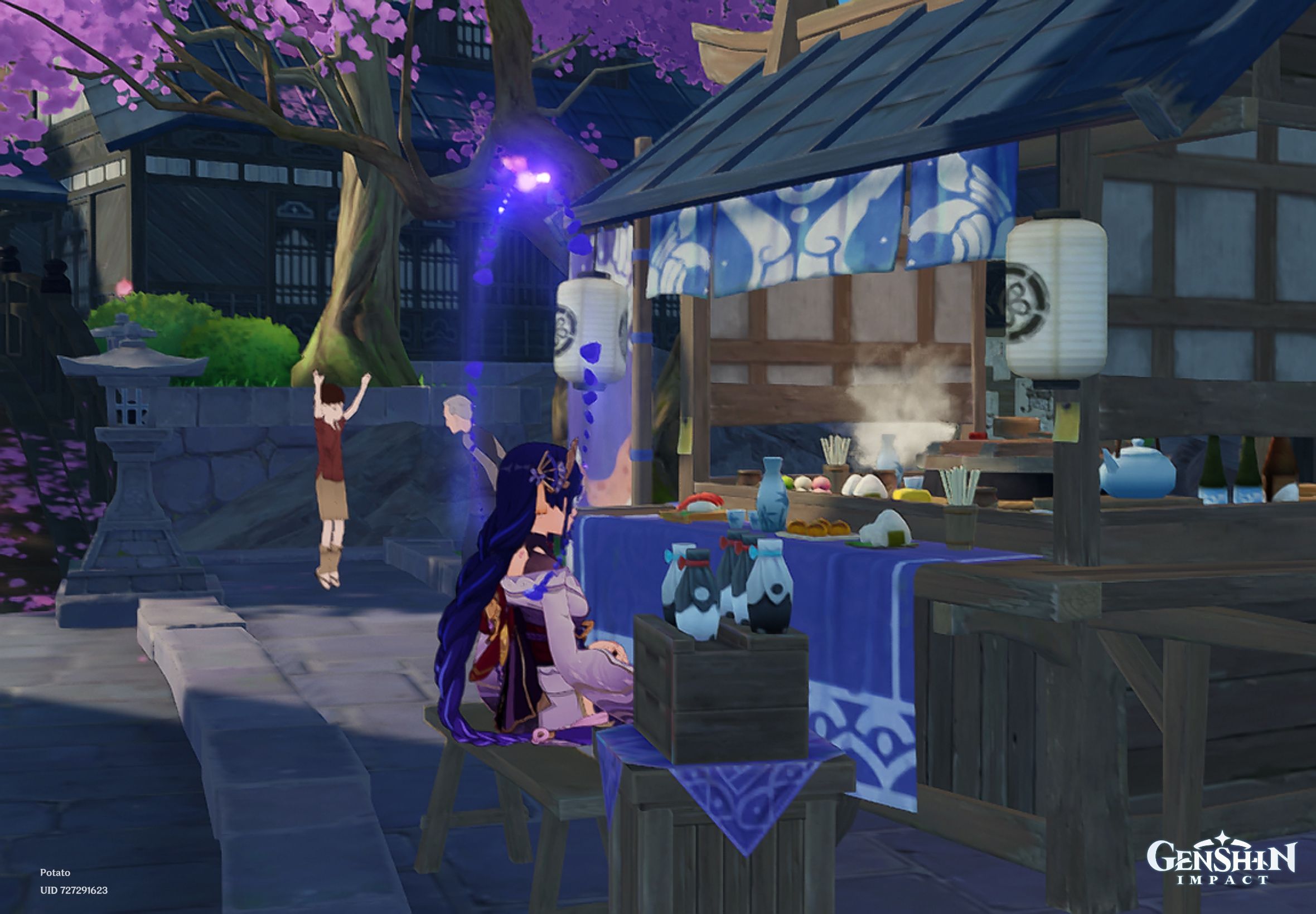 Raiden waiting for dango milk Genshin Impact | HoYoLAB