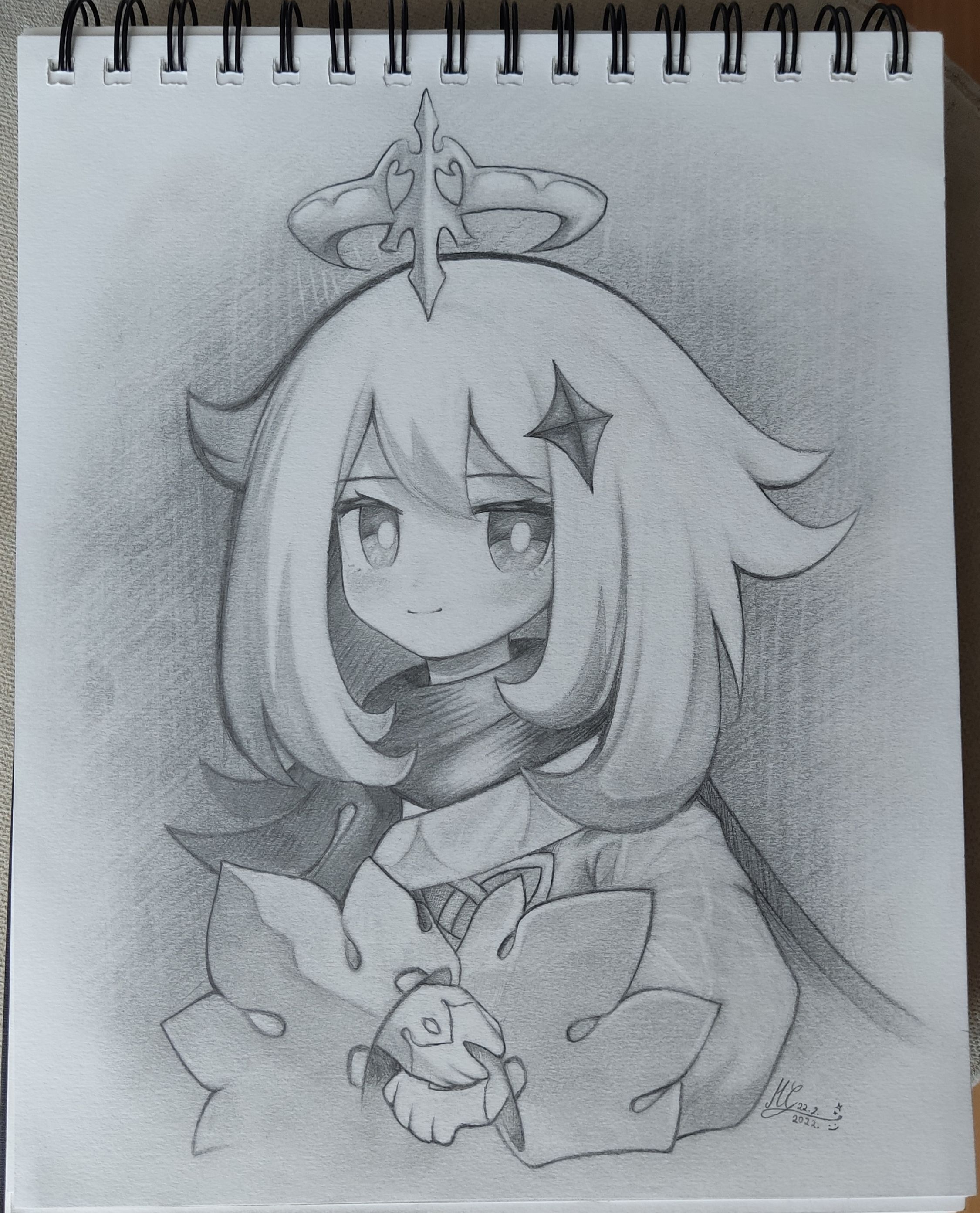 Here's Paimon fanart I did once until I draw something new :] Genshin ...