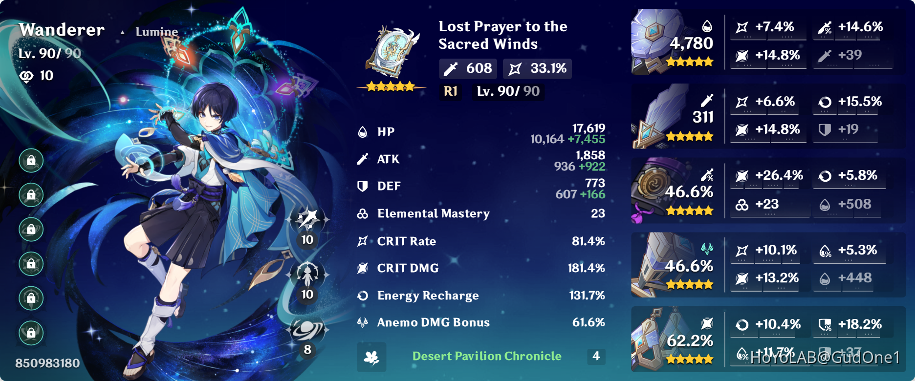 Wanderer Build Update! Genshin Impact | HoYoLAB
