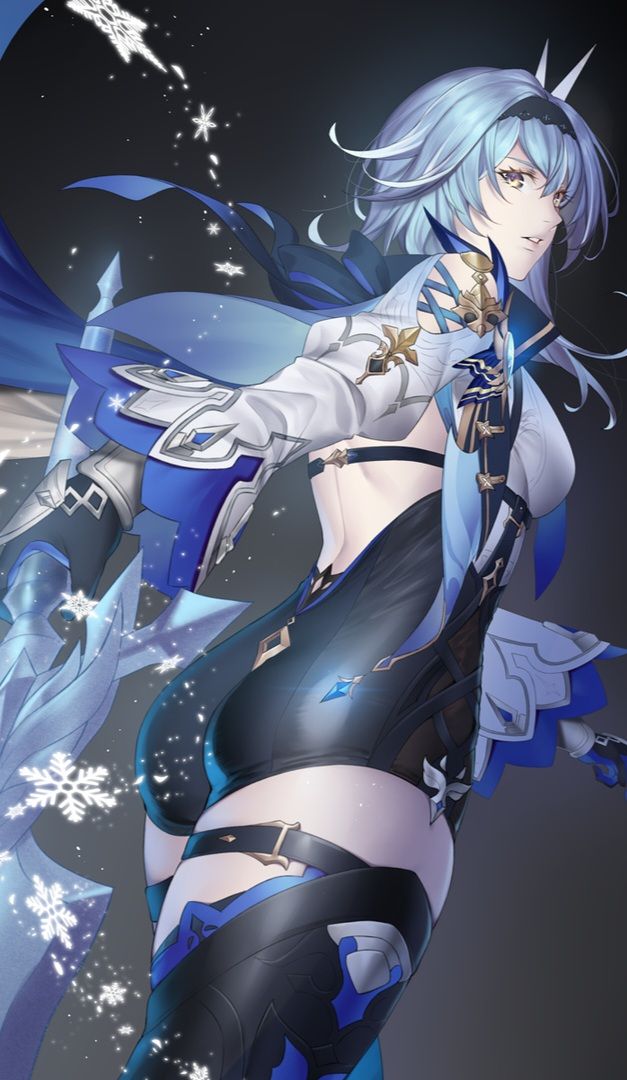 Wallpaper da Eula para celular. Genshin Impact | HoYoLAB