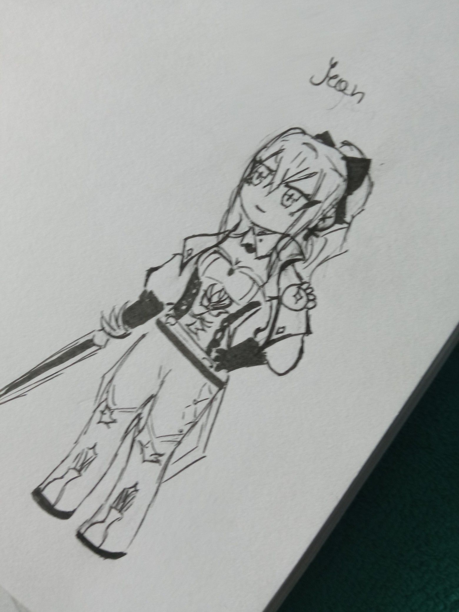 uncolored jean chibi Genshin Impact | HoYoLAB