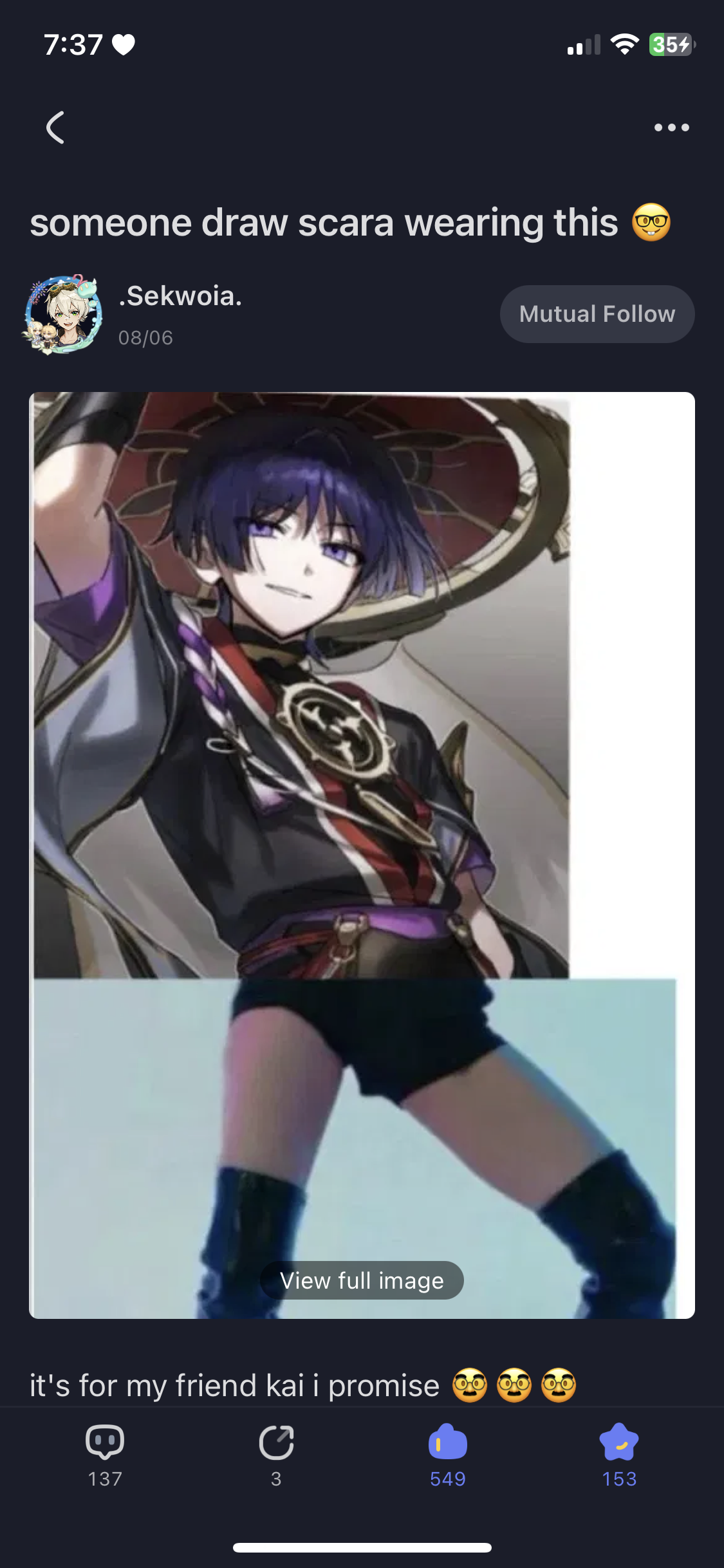 Scaramouche with heeled boots and shorts 😻🤞 Genshin Impact | HoYoLAB