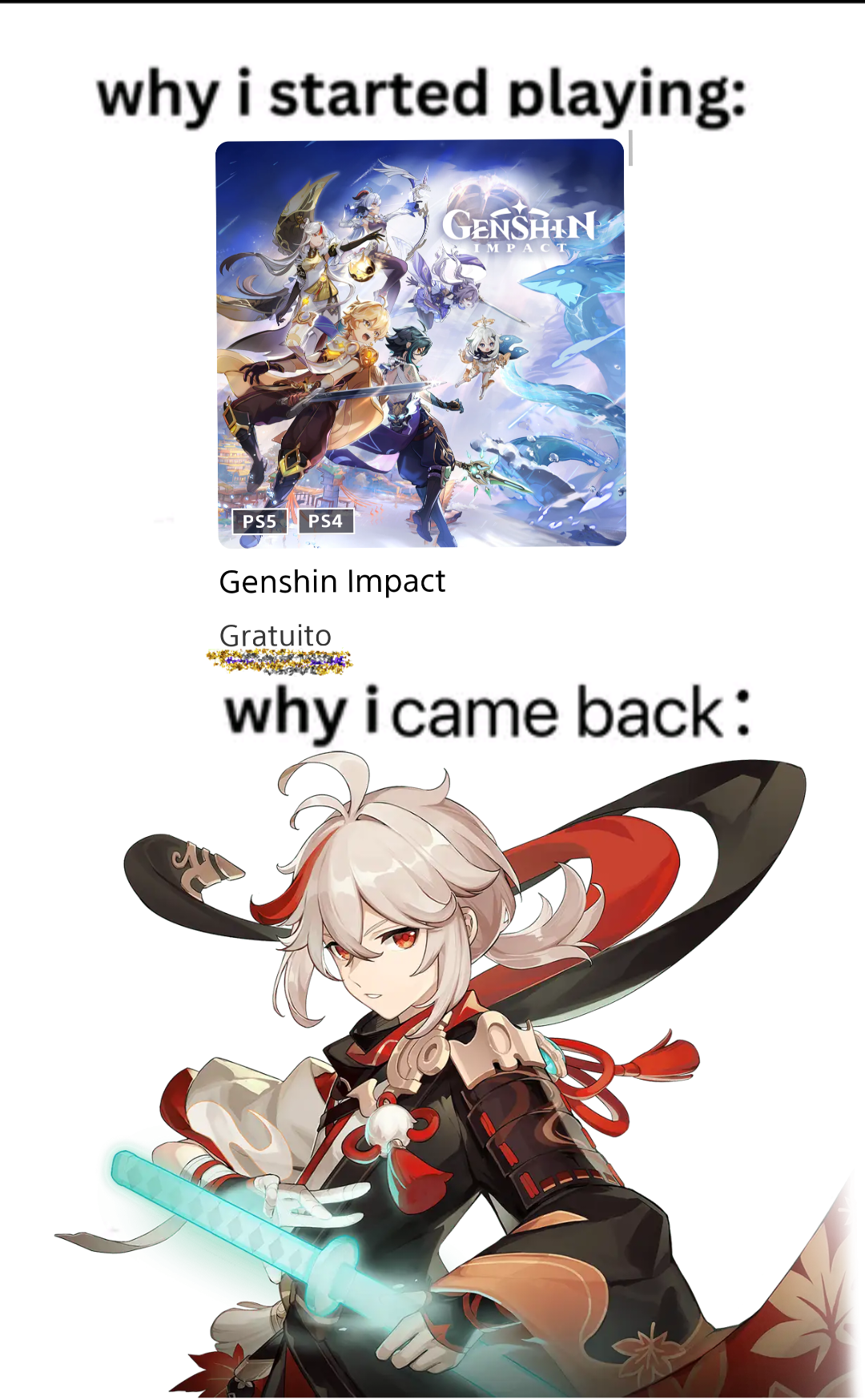 Empece a jugar en marzo porque era gratis, me aburrí y lo deje. Hasta ...