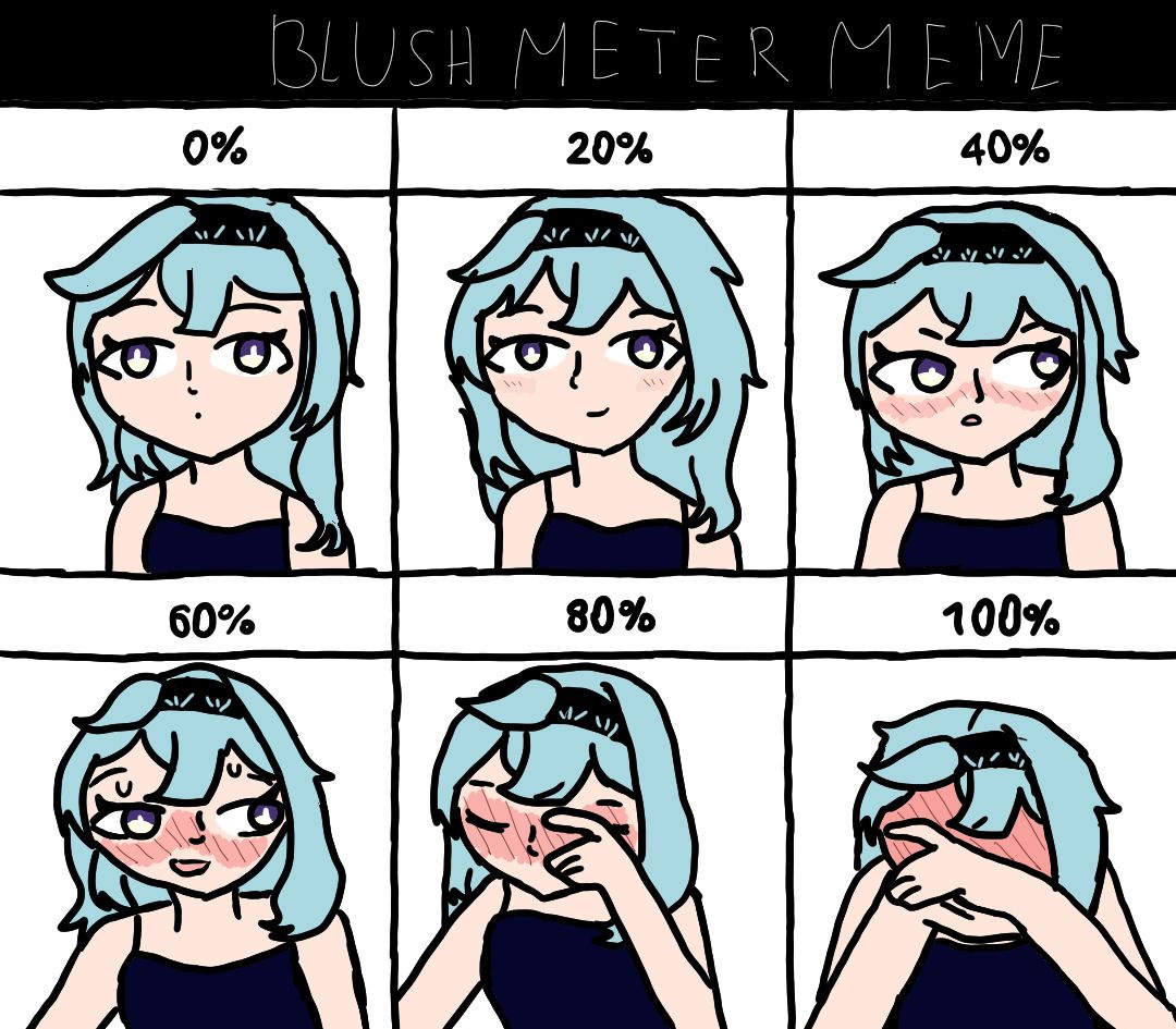 Eula blush meter meme Genshin Impact | HoYoLAB