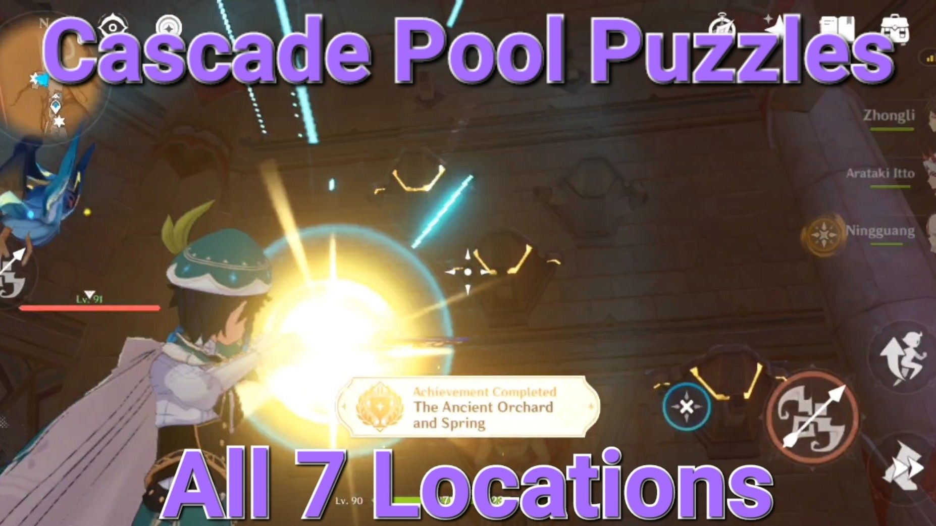 {Hidden Achievement + Chests} ~ "The Ancient Orchard and Spring": All 7 Cascade Pool Puzzles ...
