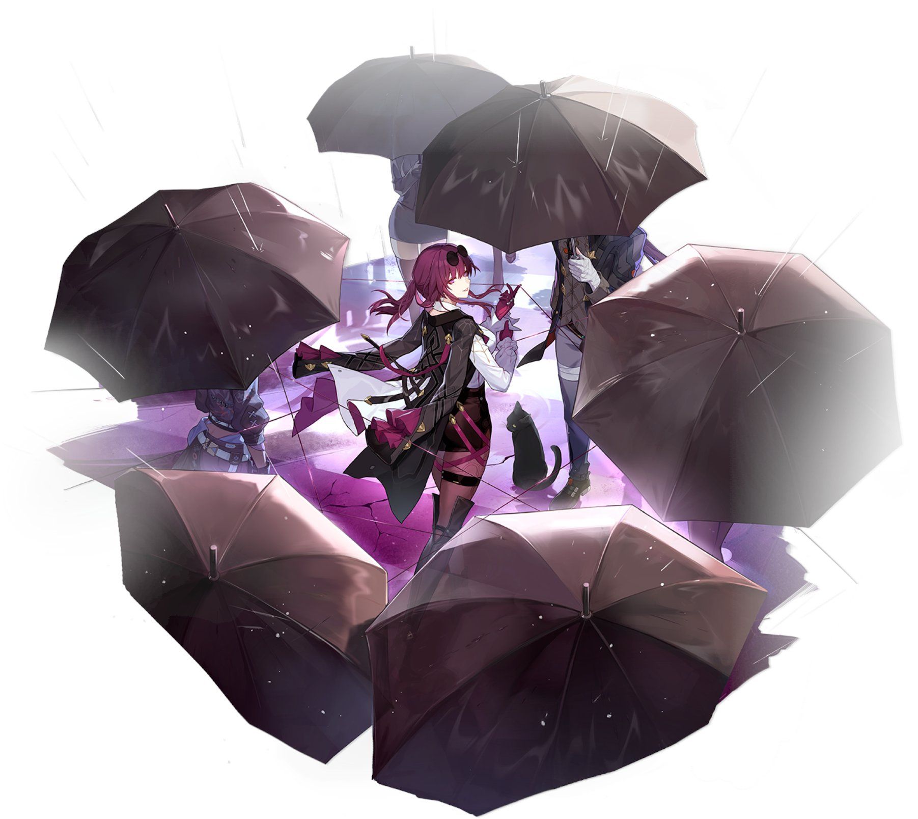I have a feeling Kafka's splash art includes all the Stellaron Hunters ...