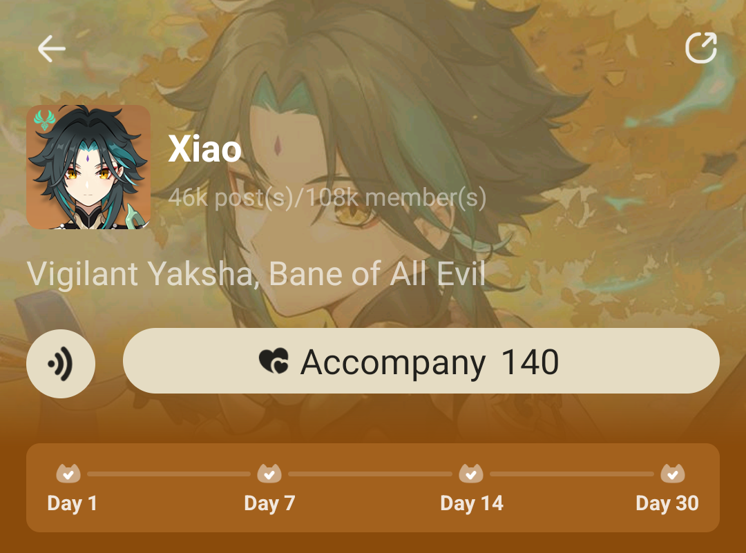New image and 140 days with Xiao! Genshin Impact | HoYoLAB