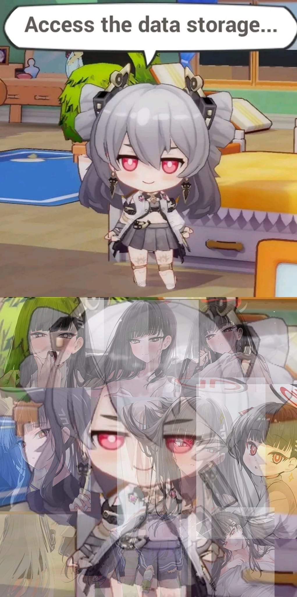 Prome-Chan Intentionally Opens Kanchō 📂 on Hyperion Database Honkai ...