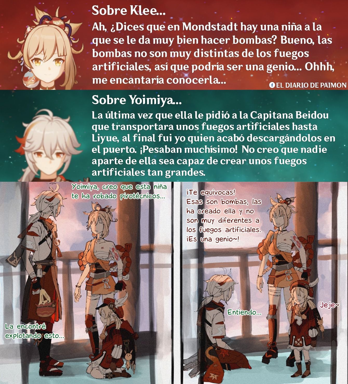 Cuando crees que Yoimiya es la única capaz de crear cosas explosivas ...