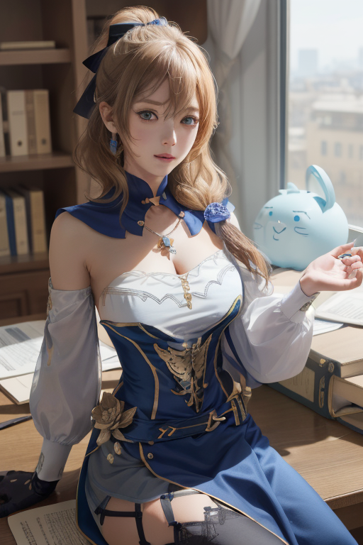 Acting Grandmaster Jean AI art Genshin Impact | HoYoLAB