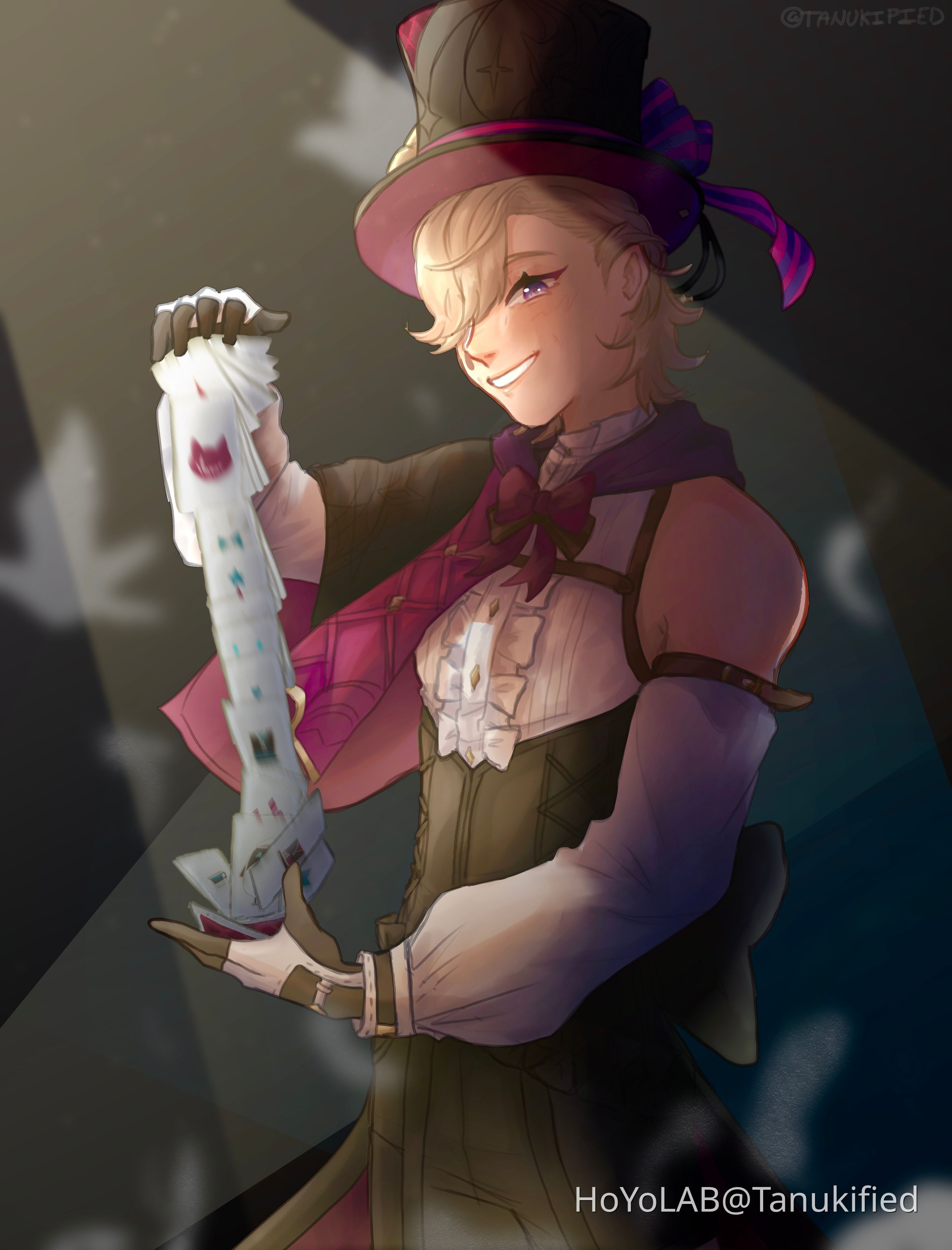 🃏- Lyney, Card Tricks Genshin Impact | HoYoLAB