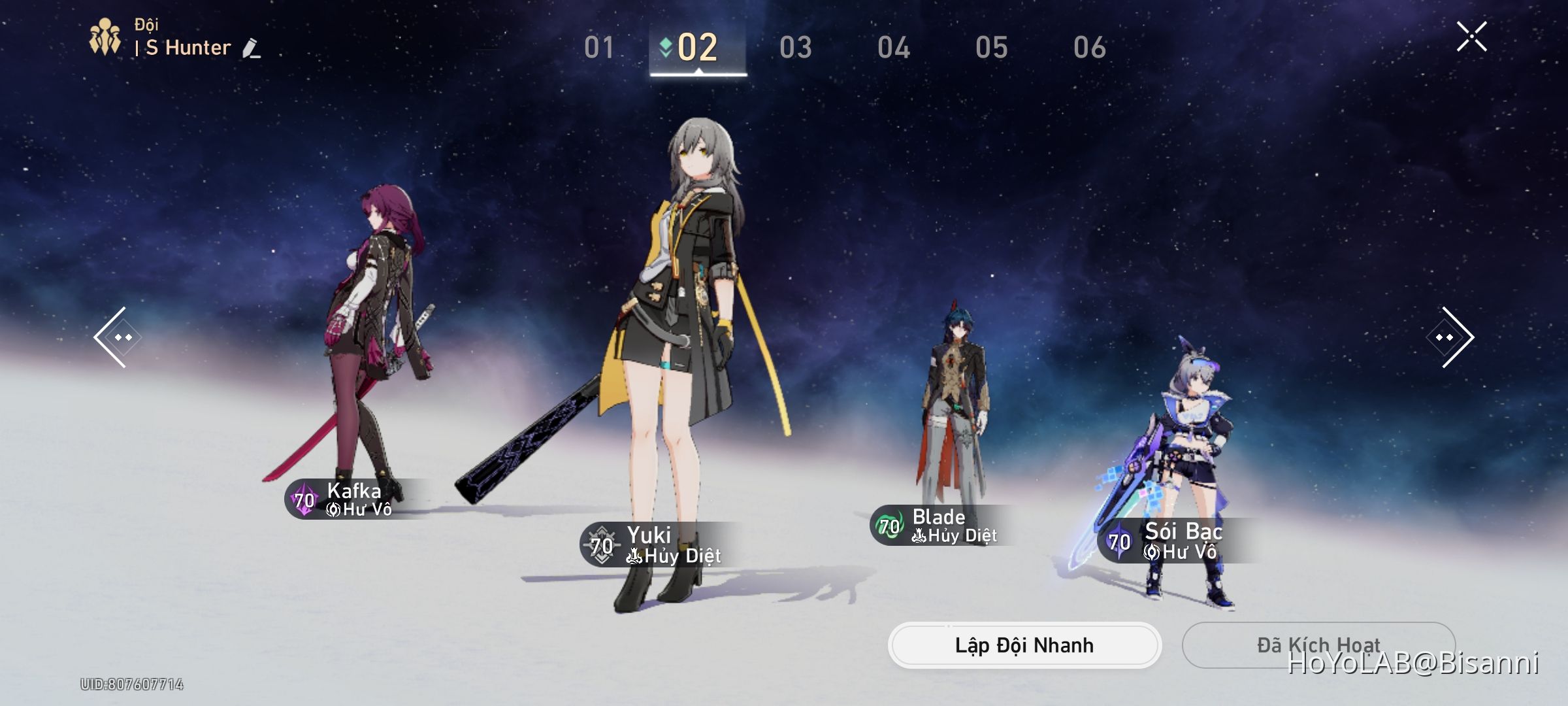 Báo cáo! Thợ săn Stellaron đã tập hợp đầy đủ, sẵn sàng lên đường ...