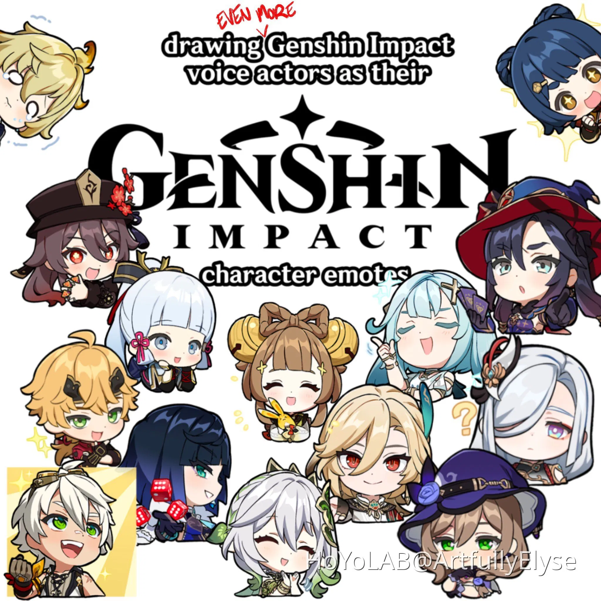 Genshin Emote Challenge - VA edition - PT 3 Genshin Impact | HoYoLAB