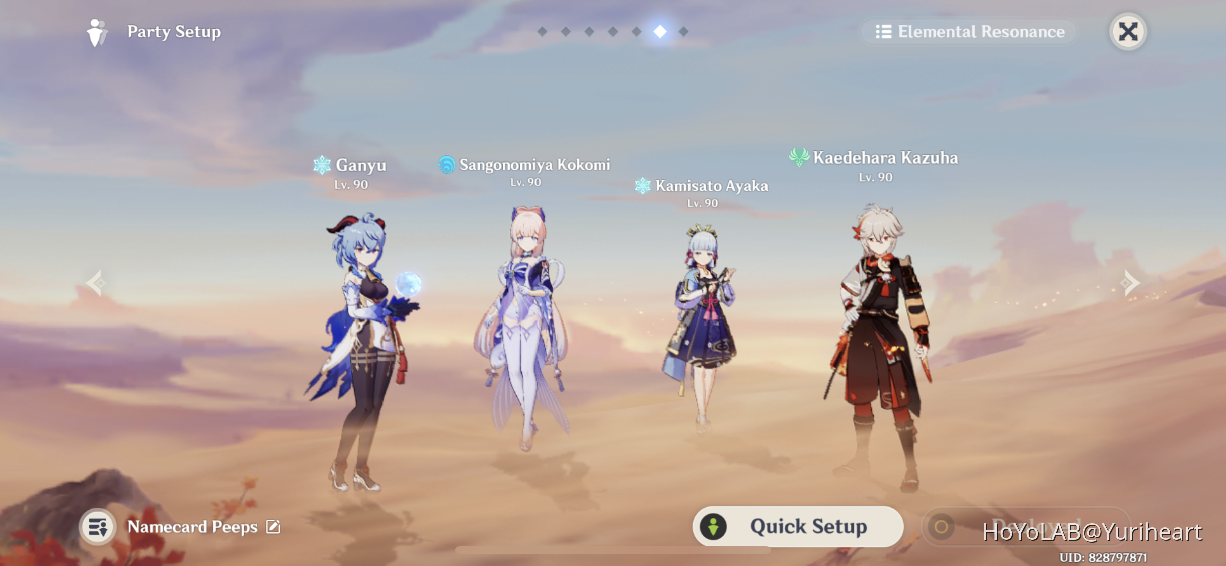 New Team Screen Genshin Impact | HoYoLAB