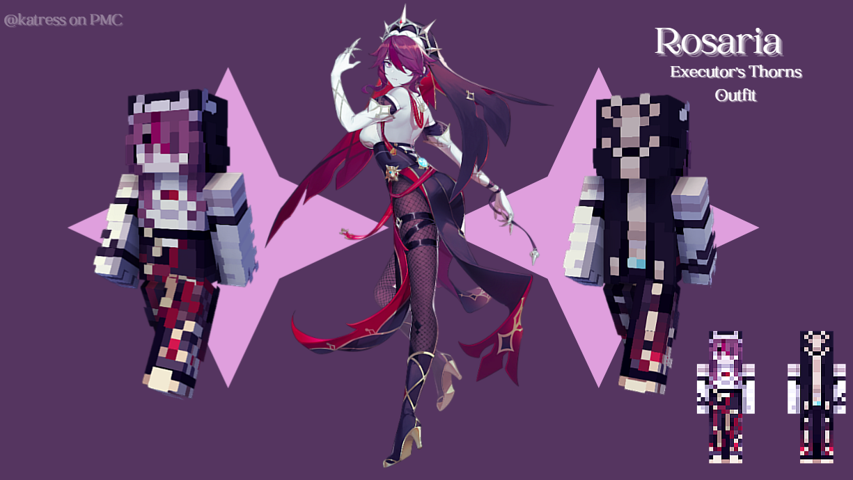 rosaria mc skin! [ ~ Thorny Benevolence ] Genshin Impact | HoYoLAB