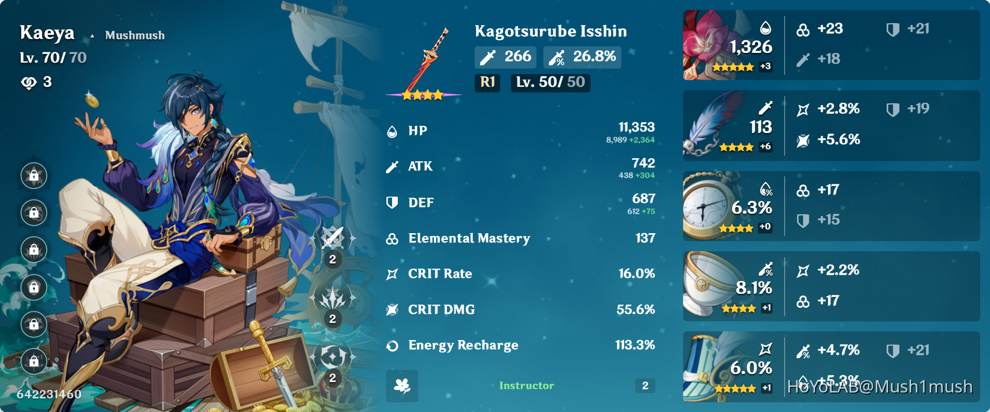 Kaeya Build Genshin Impact | HoYoLAB