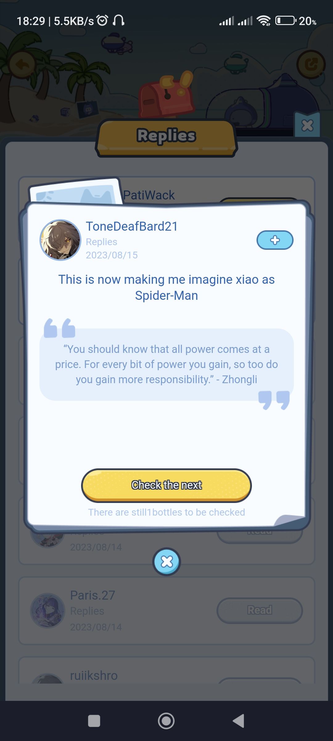 There ya go... | HoYoLAB