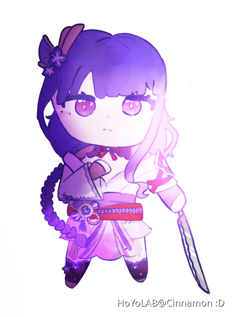 Raiden but chibi Genshin Impact | HoYoLAB