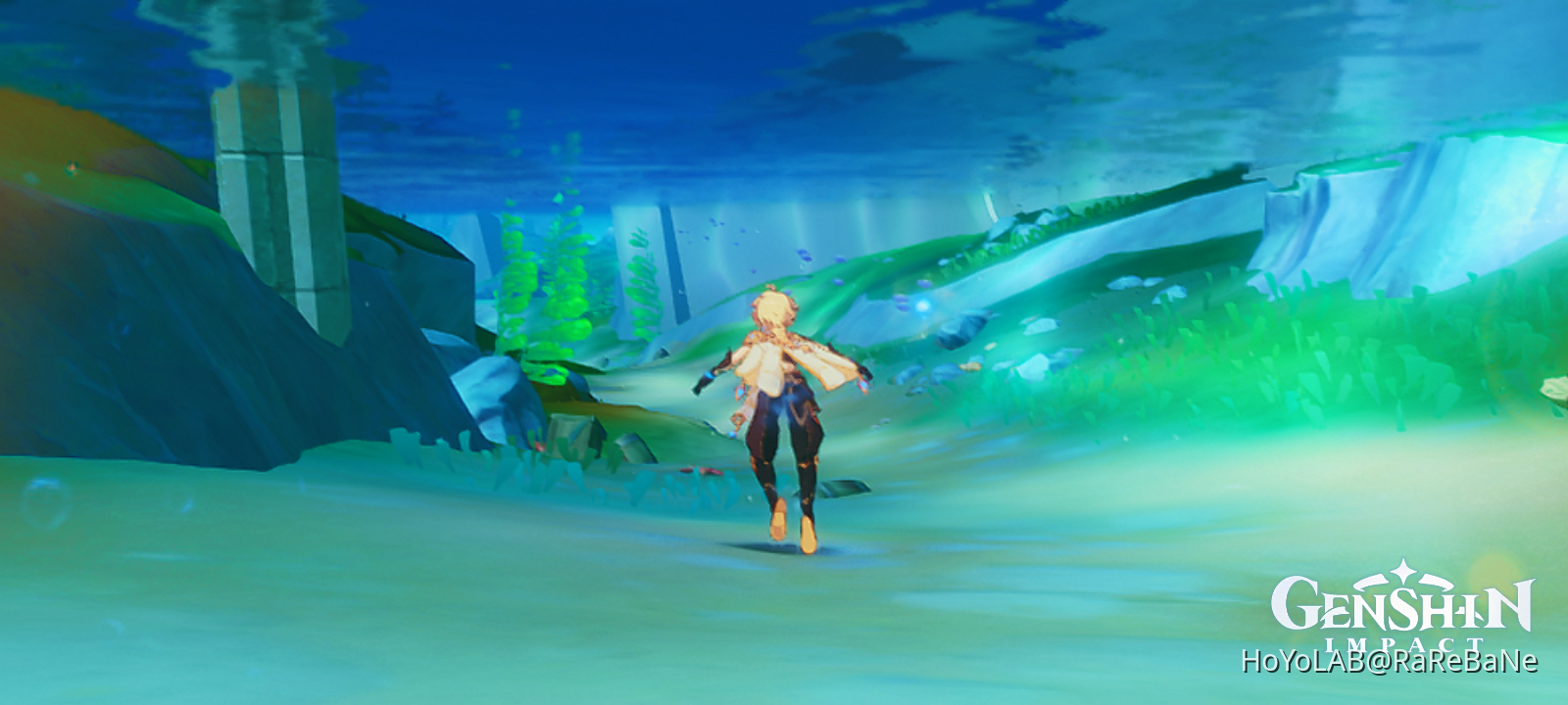 I'm swimming on the water amazing!!! Genshin Impact | HoYoLAB