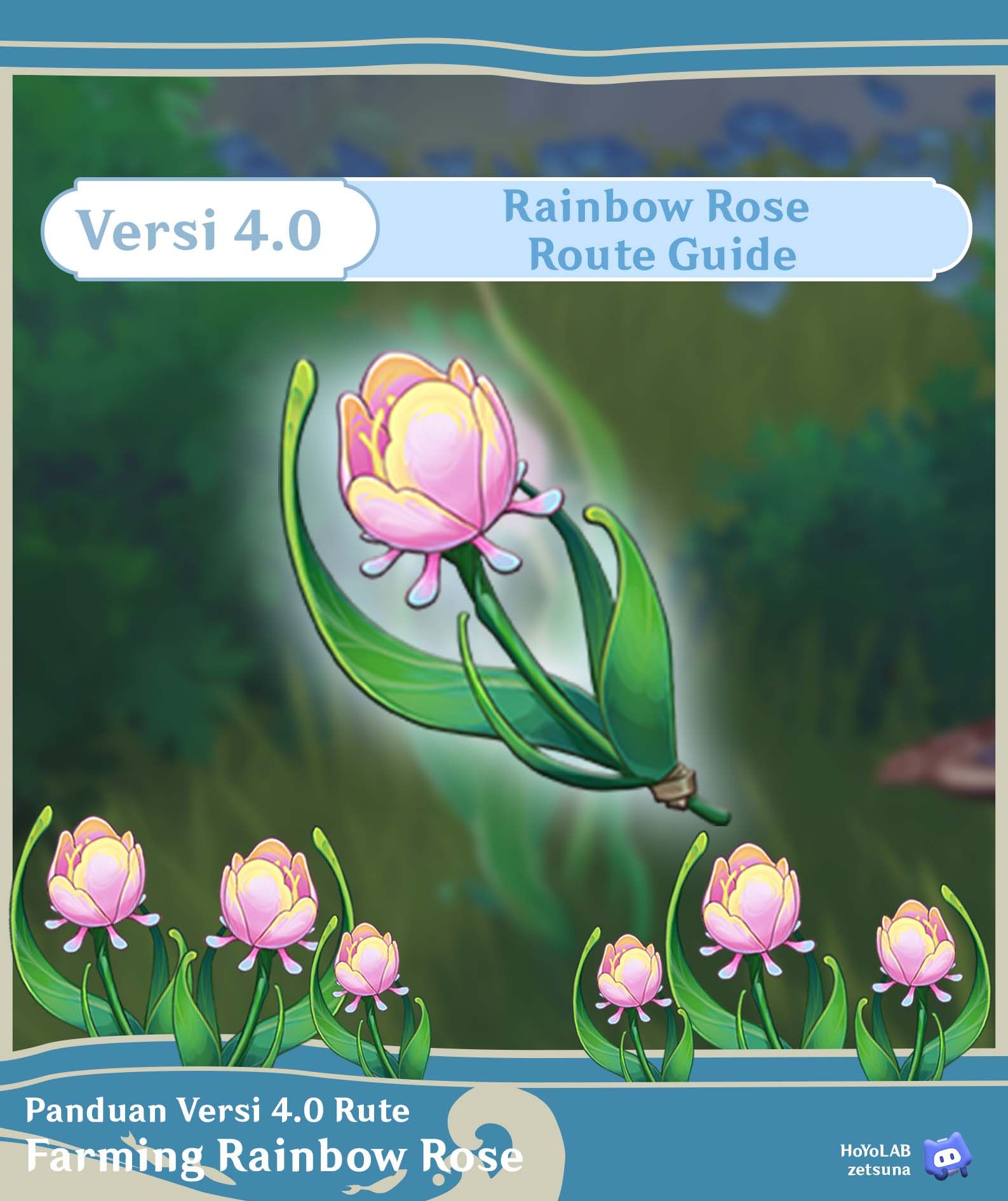 [Versi 4.0] Rute Farming Rainbow Rose | Fontaine Genshin Impact | HoYoLAB