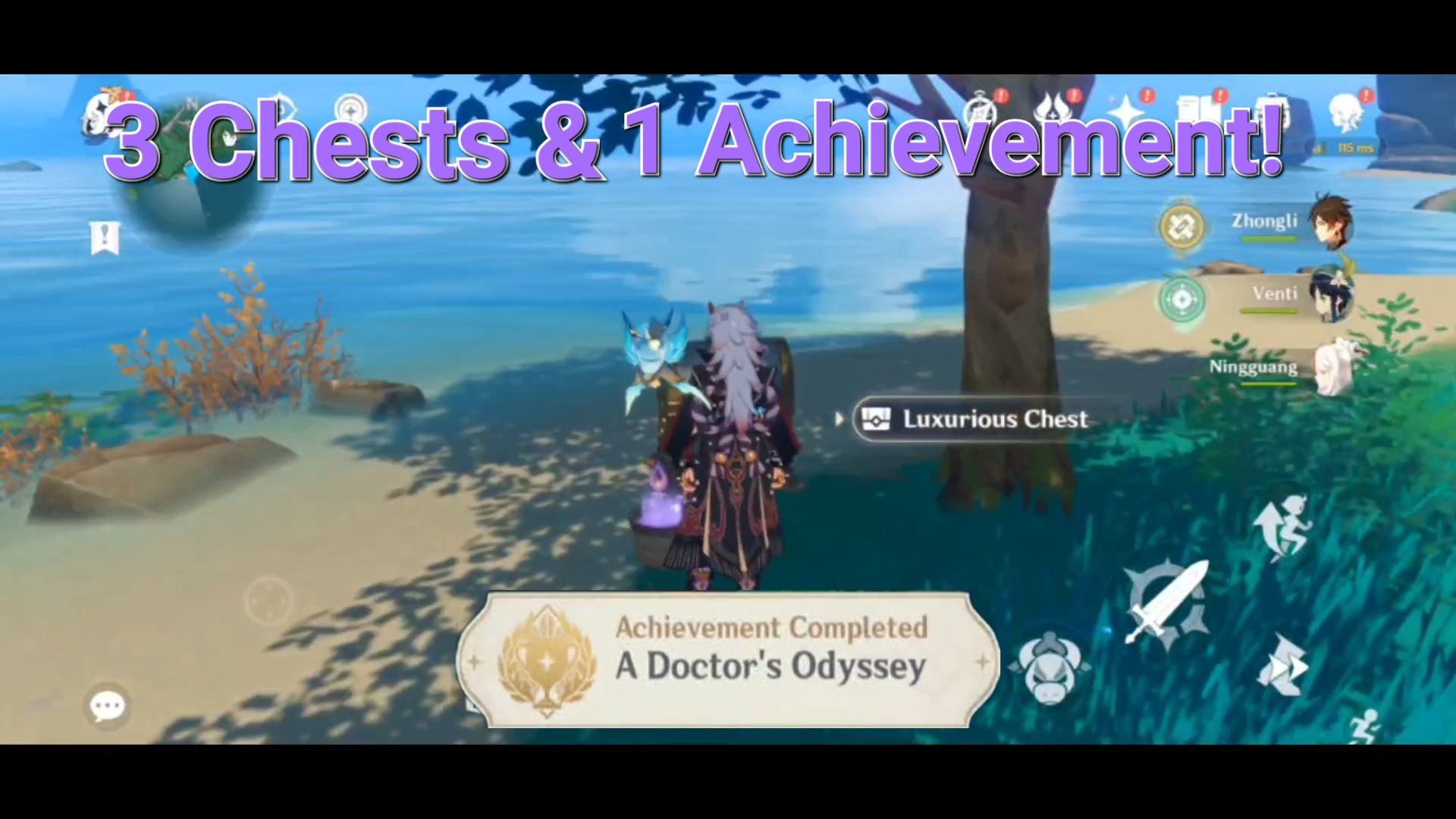 {Hidden Achievement & 3 Chests} ~ "A Doctor\'s Odyssey" ~ Inazuma ...