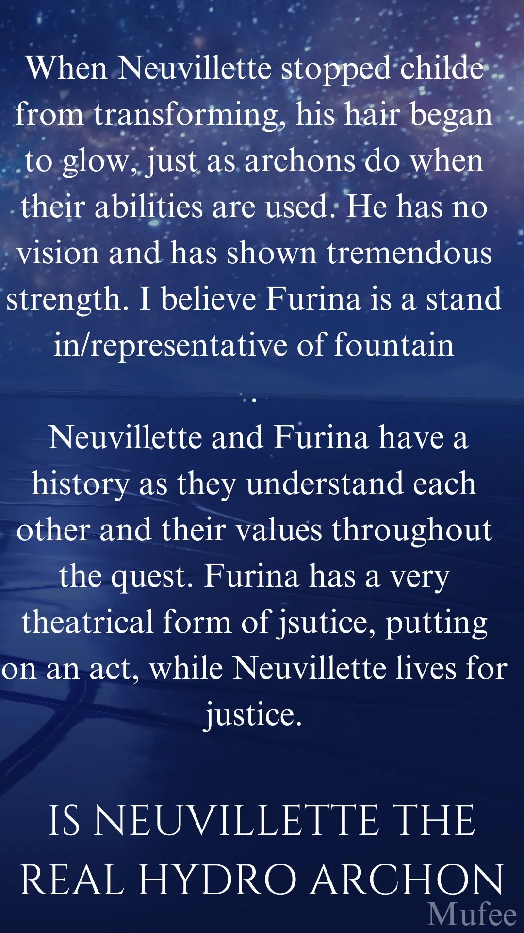 Neuvillette the real hydro archon? (THEORY) Genshin Impact | HoYoLAB
