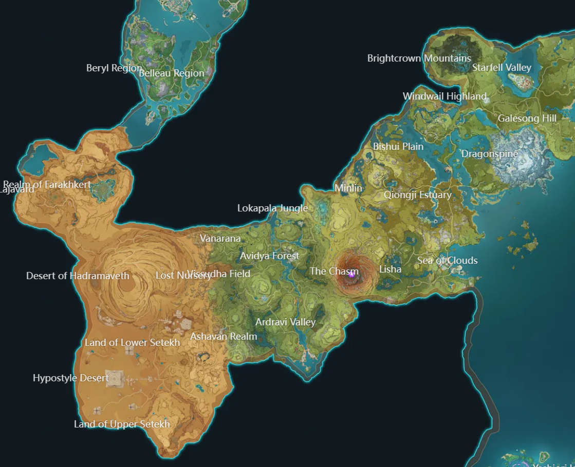 Who told Hoyo this was a good way to layout a map Genshin Impact | HoYoLAB