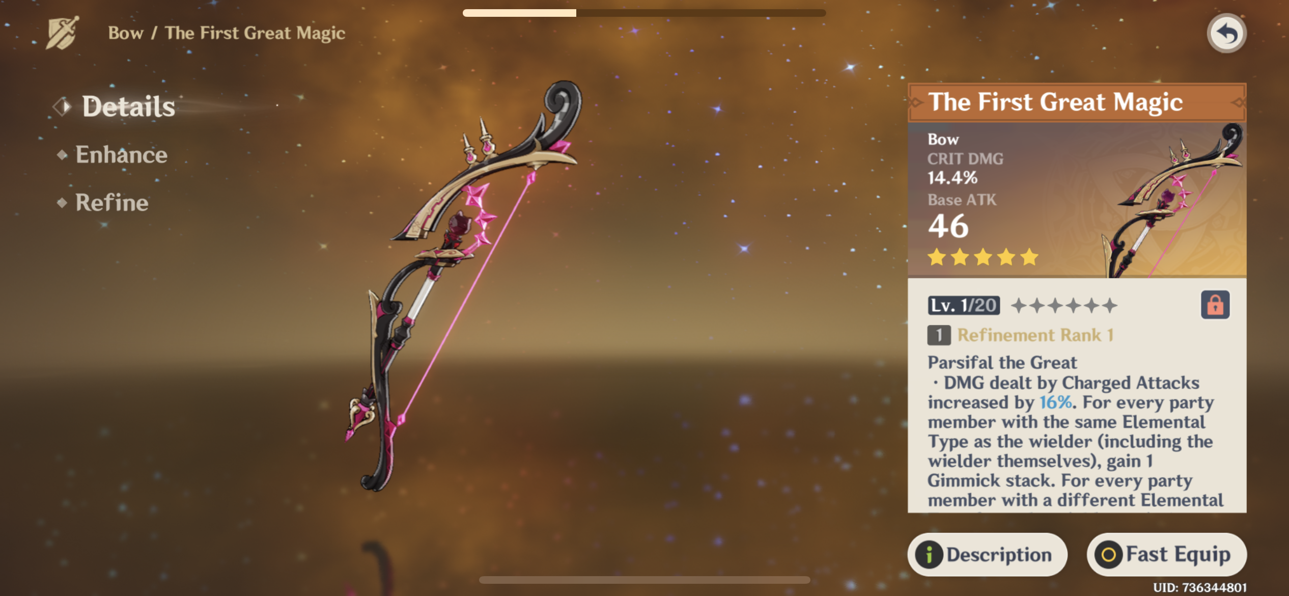 The First Great Magic, Any suggestions to whom I should equip this ...