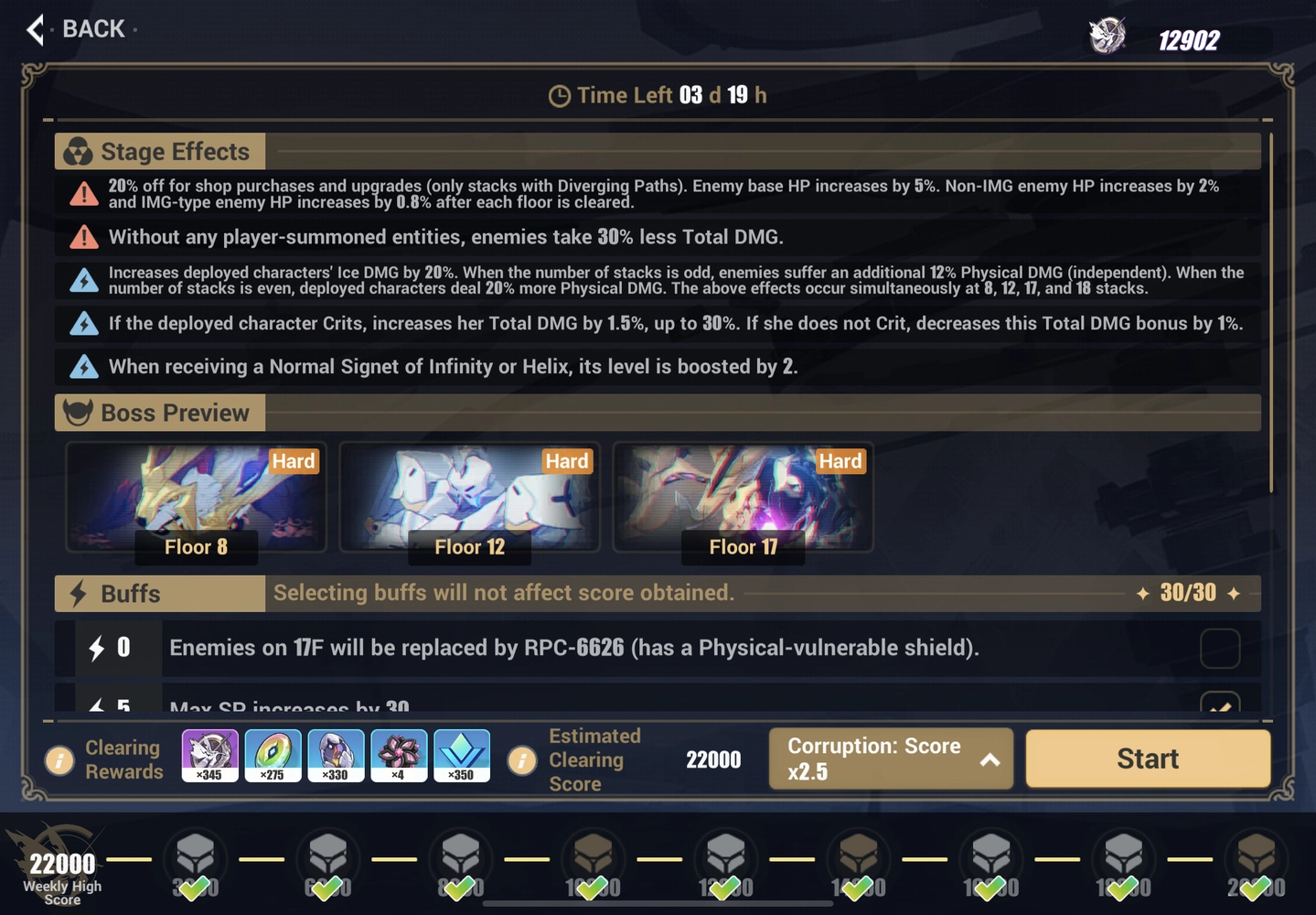 Elysian Realm: Jade Knight Corruption x2.50 Clear (08/17/2023) Honkai ...