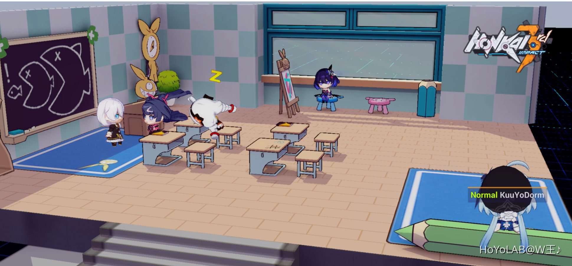 simple classroom dorm 🛎️ Honkai Impact 3rd | HoYoLAB
