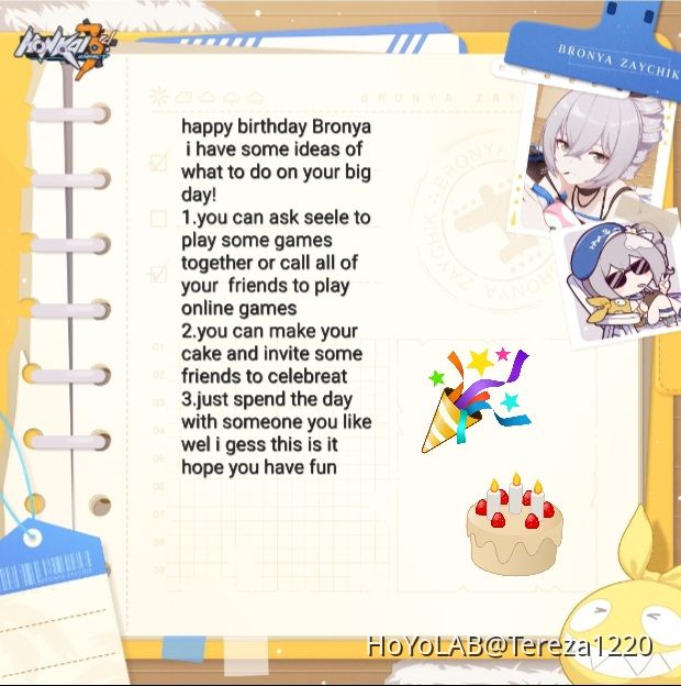 happy birthday Bronya! Honkai Impact 3rd | HoYoLAB