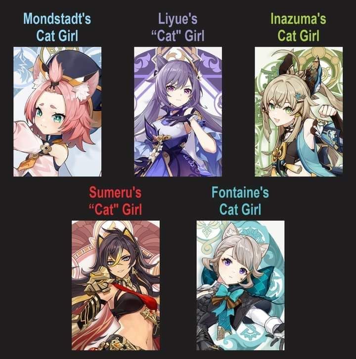 Cat Girl Genshin Impact | HoYoLAB