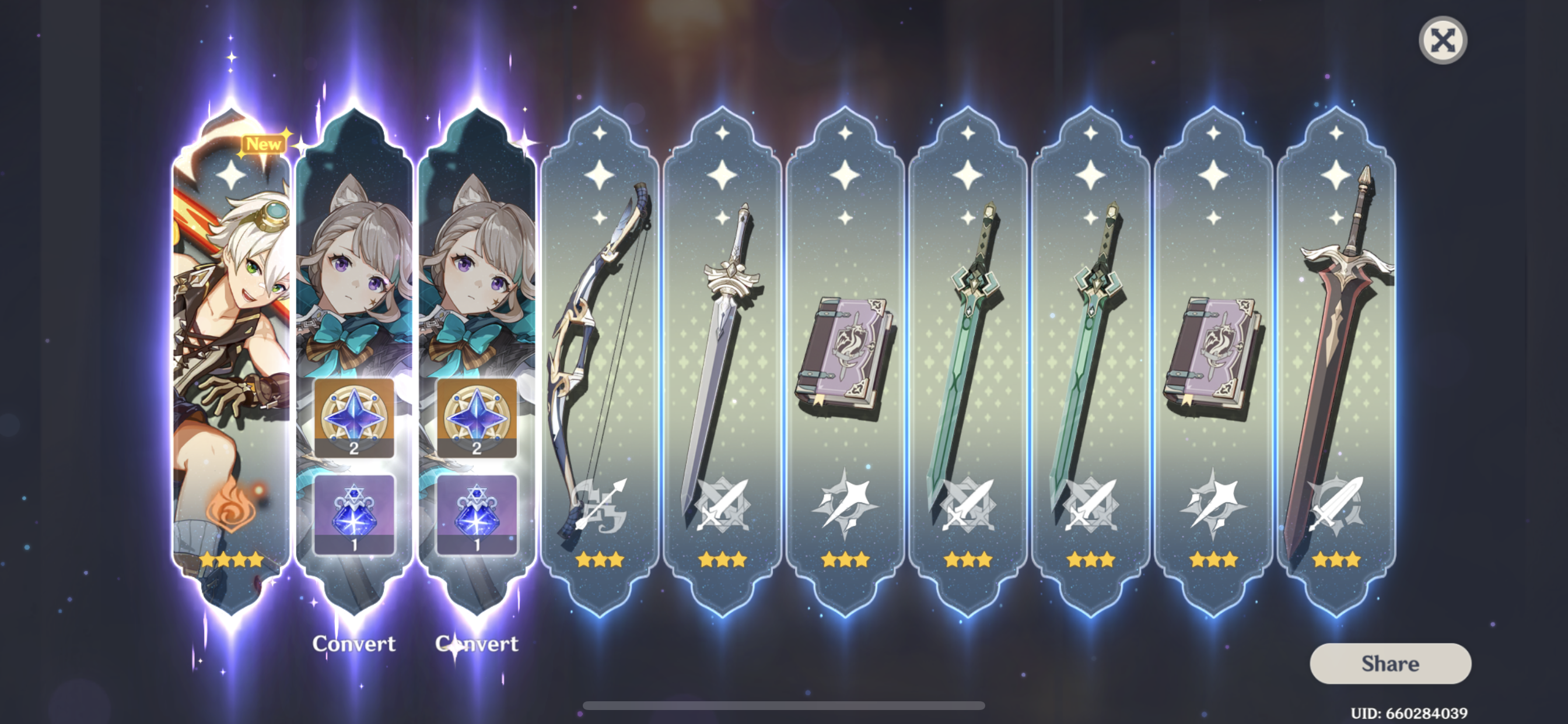 Total first time luck on Lyney banner Genshin Impact | HoYoLAB