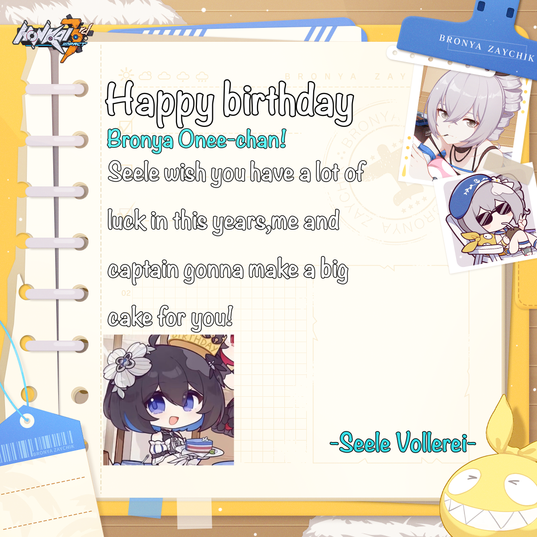 Happy birthday Bronya Onee-chan! Honkai Impact 3rd | HoYoLAB