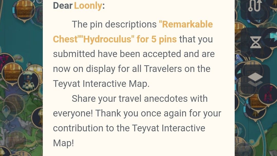 6 interactive map pins I submitted got approved and it's a dream come ...