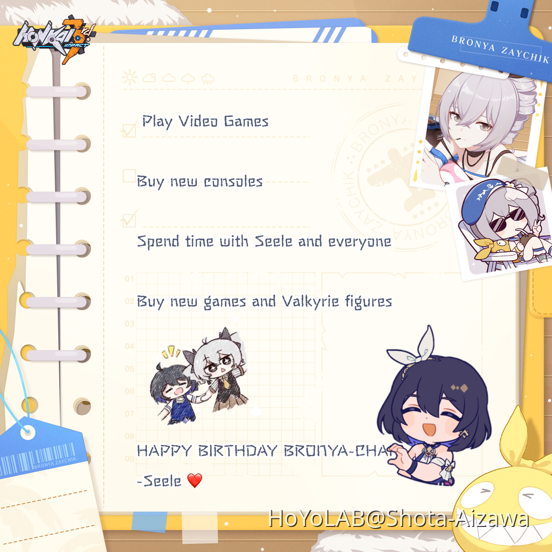 Happy Birthday Bronya!! Honkai Impact 3rd | HoYoLAB