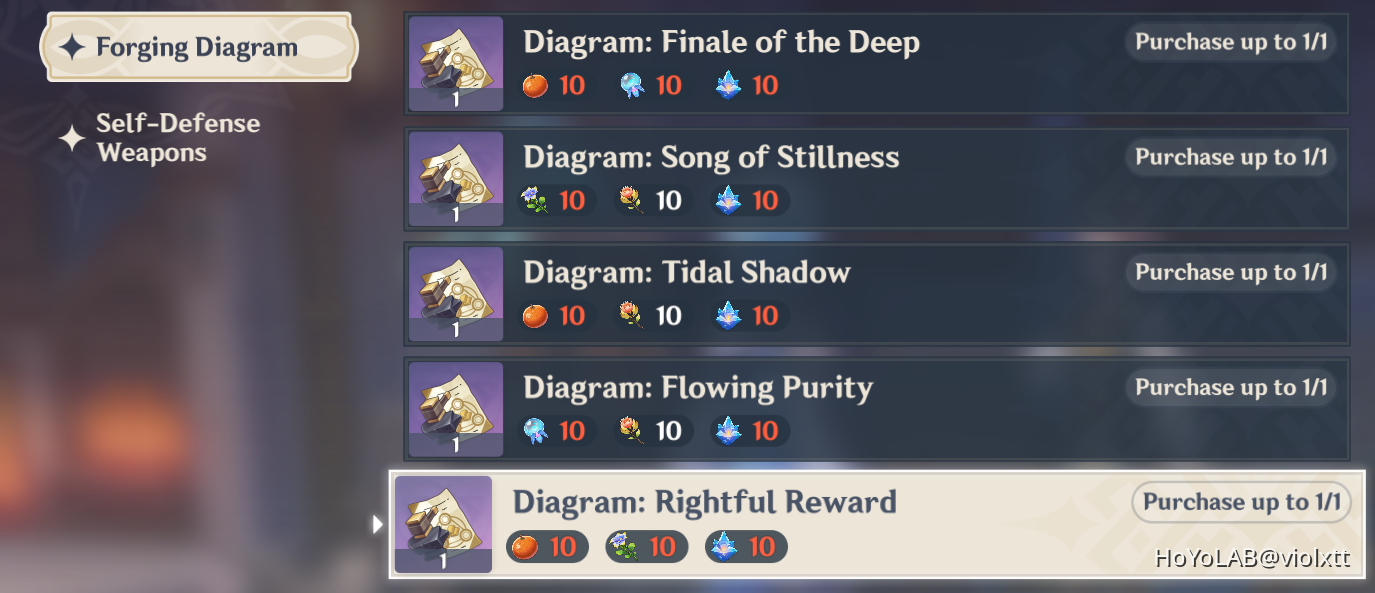 [VER 4.0] New Forgeable Weapons from Fontaine ! Genshin Impact | HoYoLAB