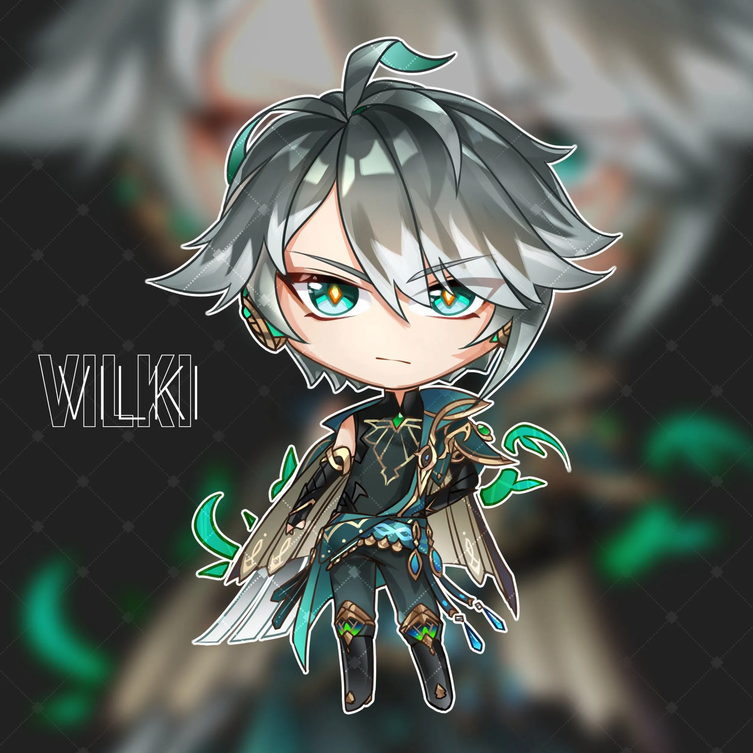 Alhaitham chibi Genshin Impact | HoYoLAB