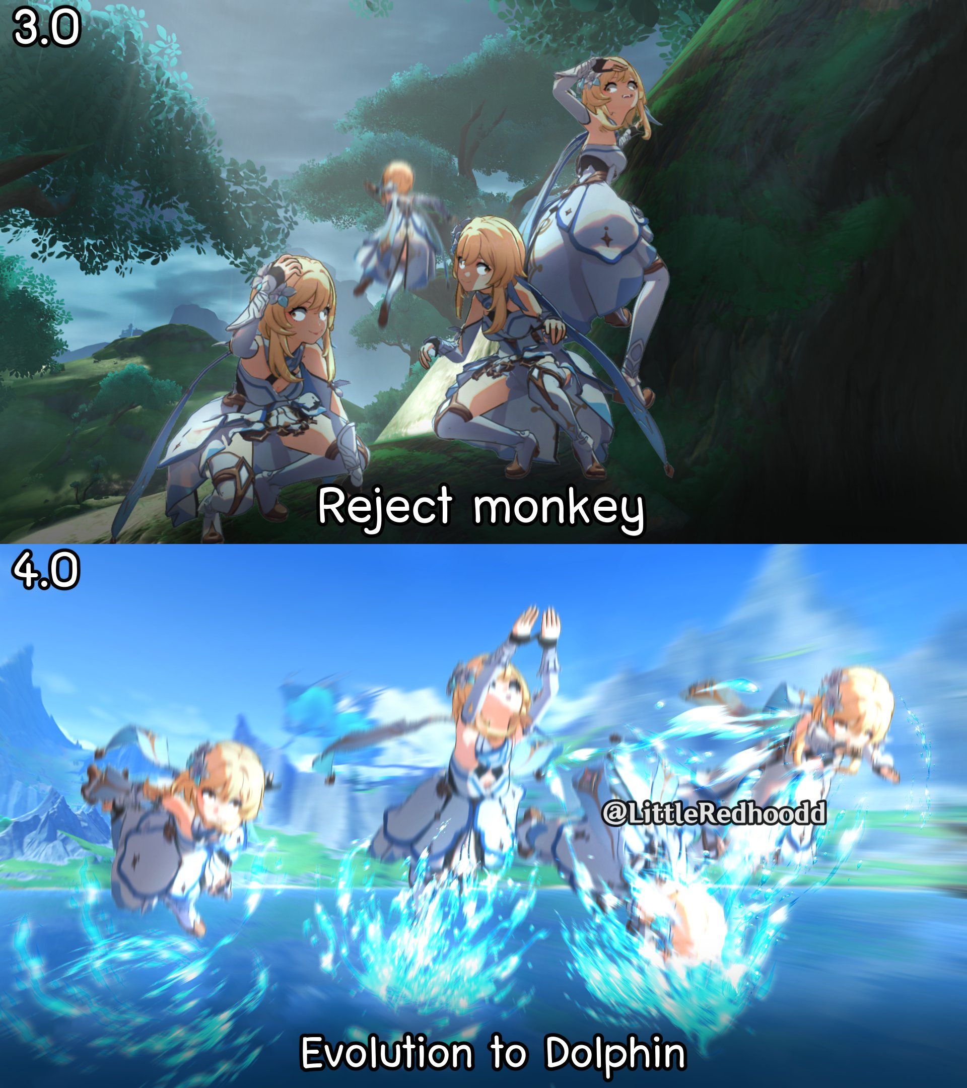 Monkey 🐒 to dolphin 🐬 Genshin Impact | HoYoLAB