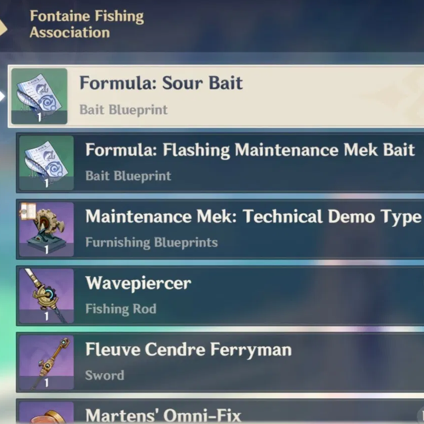 [Version 4.0] Fontaine Fishing Association Genshin Impact | HoYoLAB