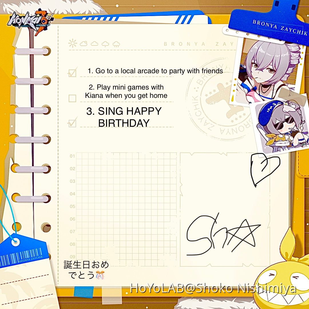 HAPPY BIRTHDAYEEEE Honkai Impact 3rd | HoYoLAB