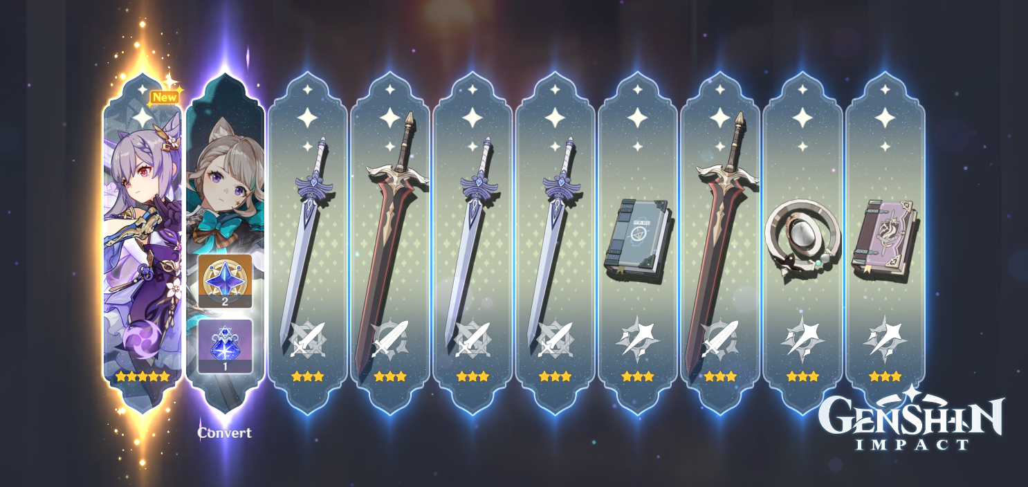 first 10 pull and got Keqing after lossing 5050 over a dozen times. Genshin Impact | HoYoLAB