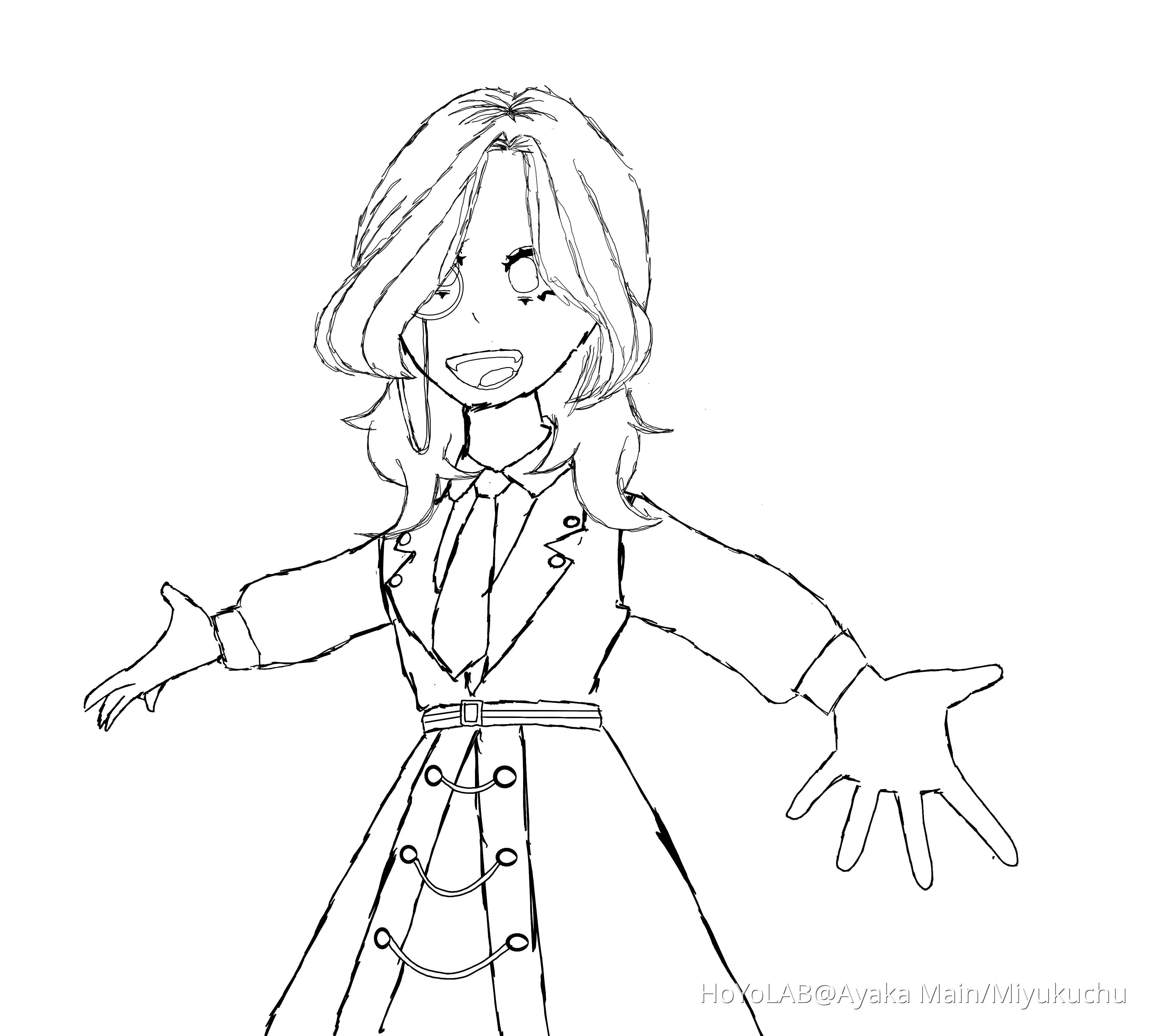 WIP of fontaine oc Genshin Impact | HoYoLAB