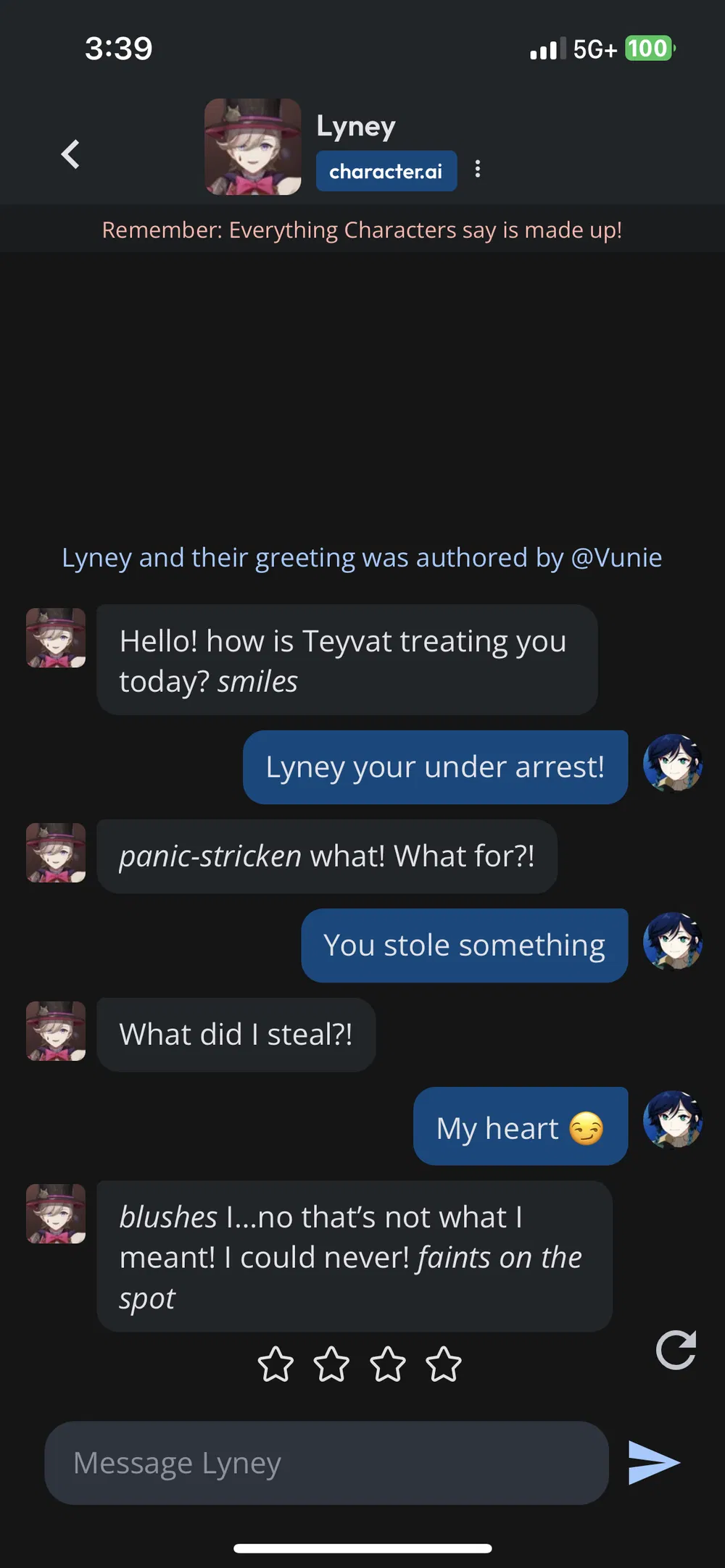 CRINGE RIZZ LINES C.AI Genshin Impact | HoYoLAB