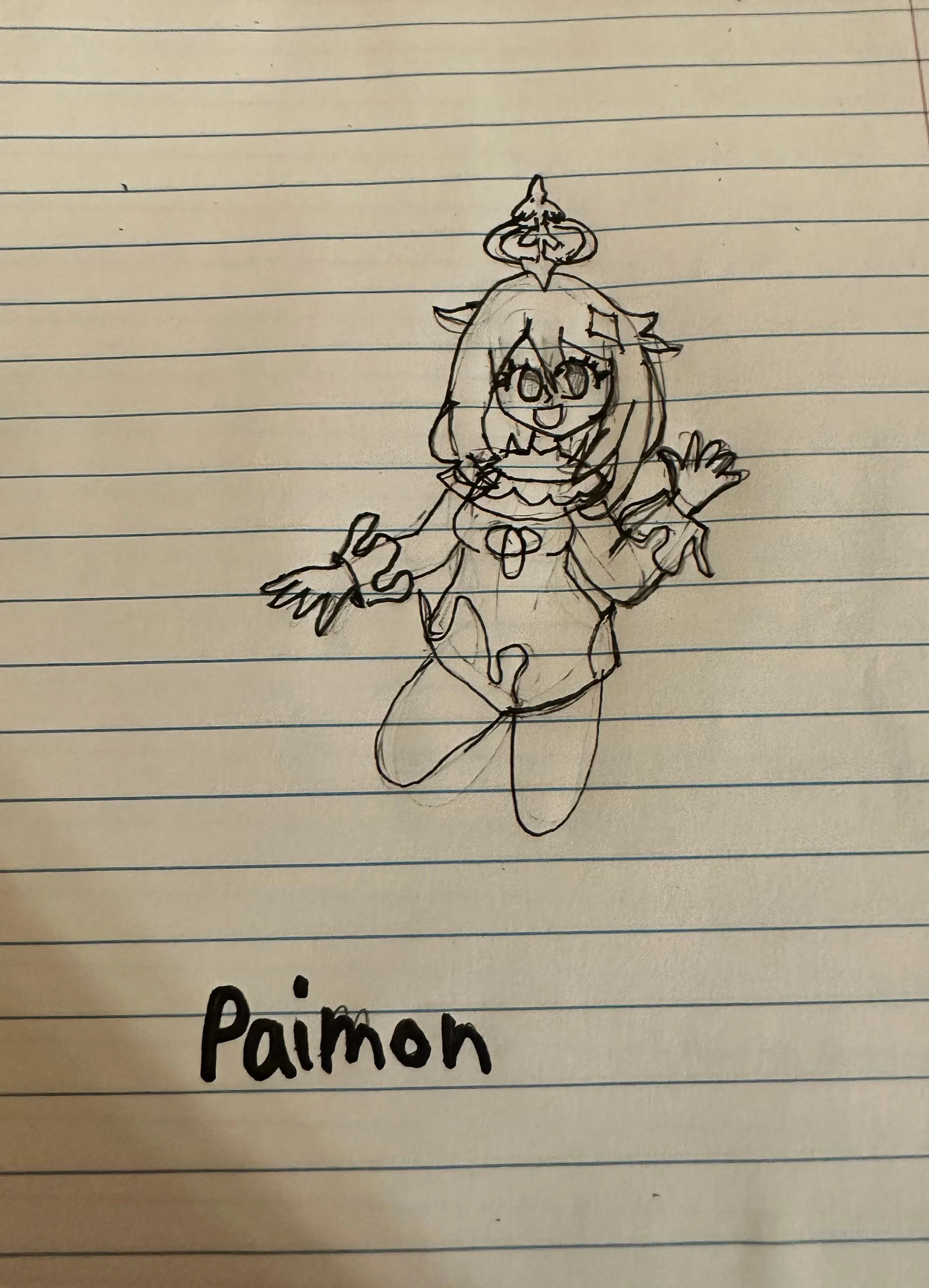 Paimon drawing! Genshin Impact | HoYoLAB