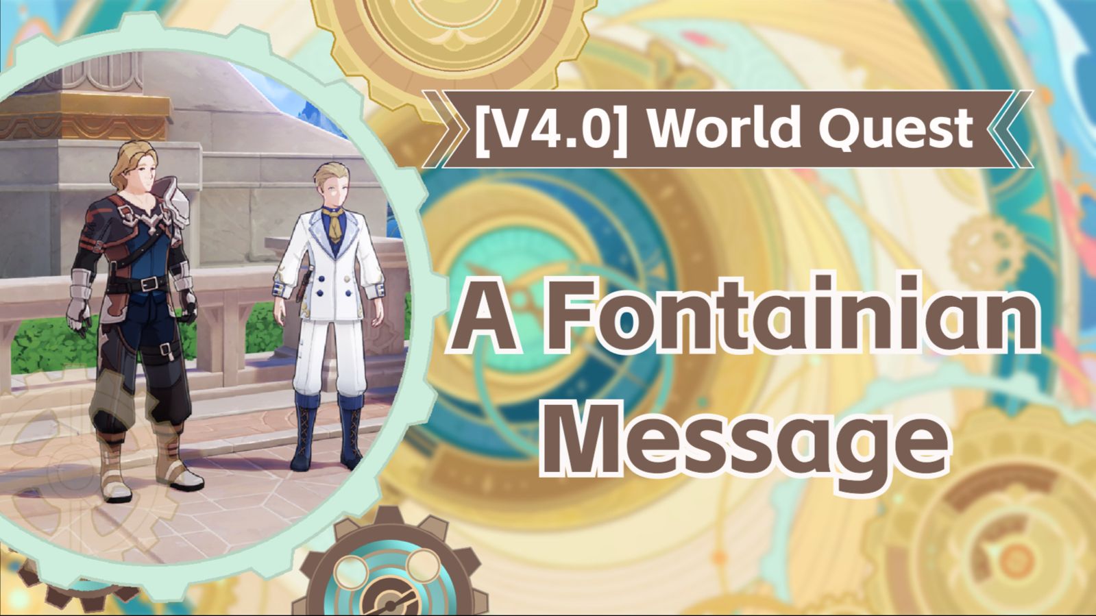 [V4.0] World Quest – A Fontainian Message Genshin Impact | HoYoLAB