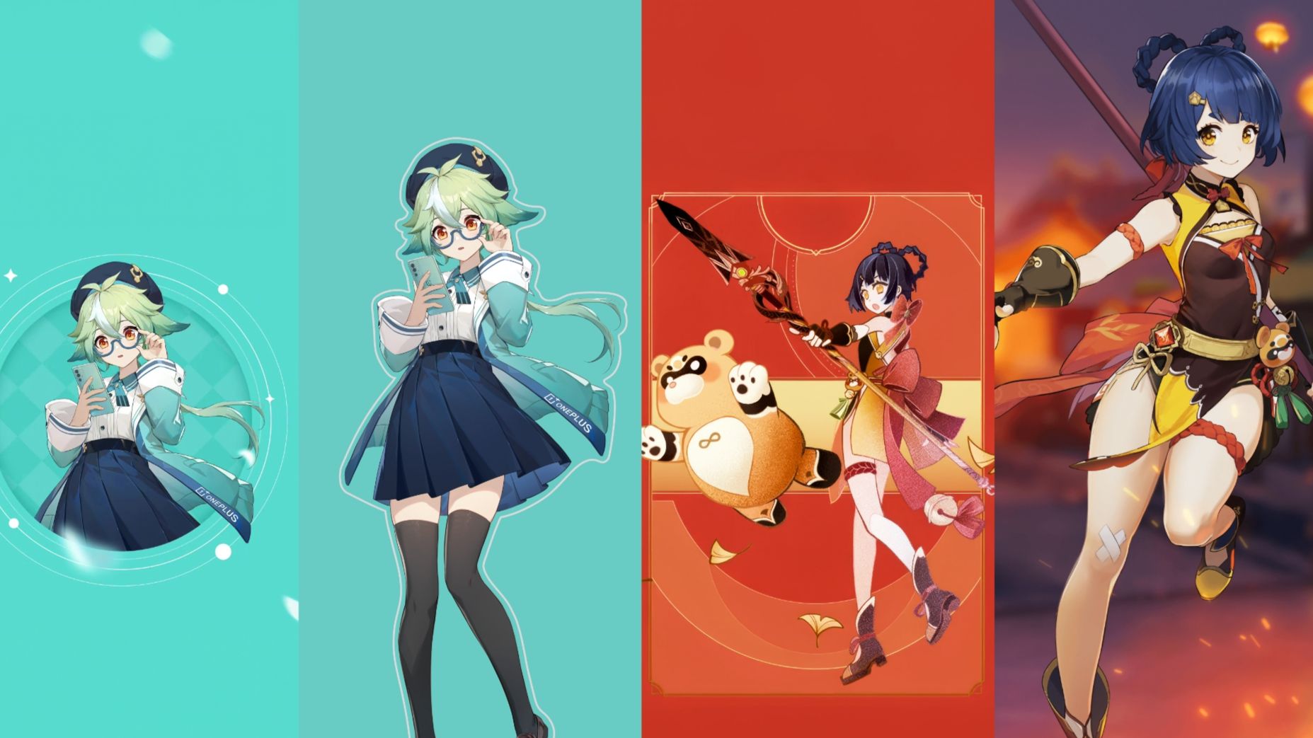 Genshin X OnePlus: Sucrose and Xiangling Limited Edition Wallpapers ...