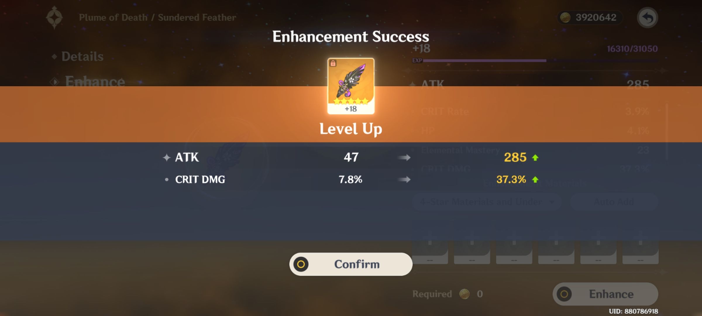 finally my first ever 30+ crit damage substat Genshin Impact | HoYoLAB